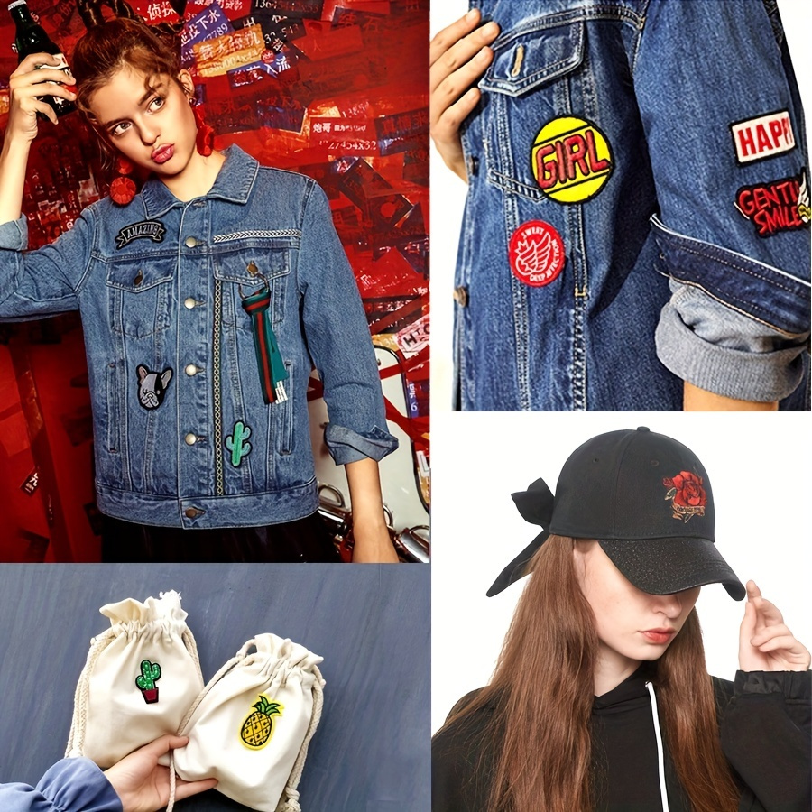 Diy Cute Patches Clothing Iron Embroidered Patch Applique - Temu Australia