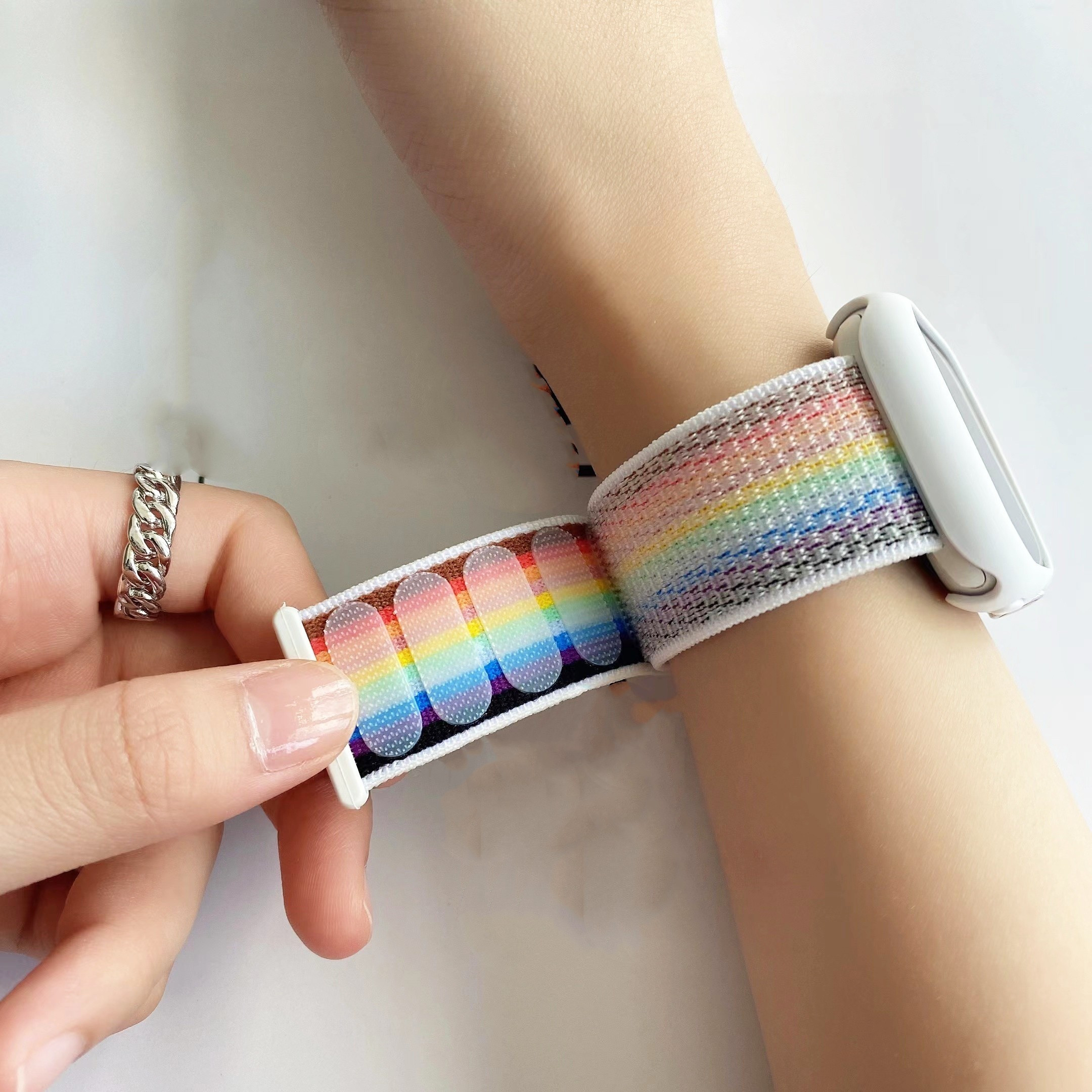 Nylon English Slogan Print Strap Watch - Temu Ireland