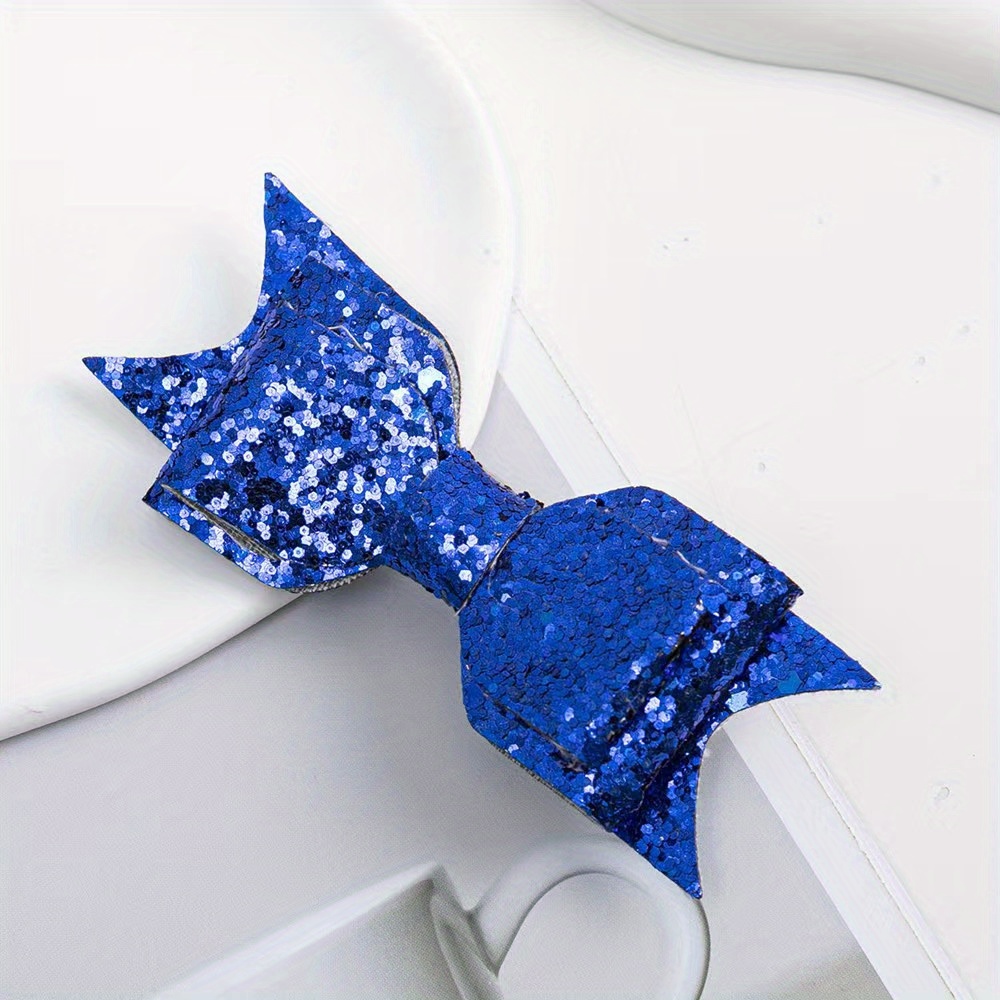 Women's Big Bow Hair Clip Headwear Sequin Duck Billed Clip - Temu New ...