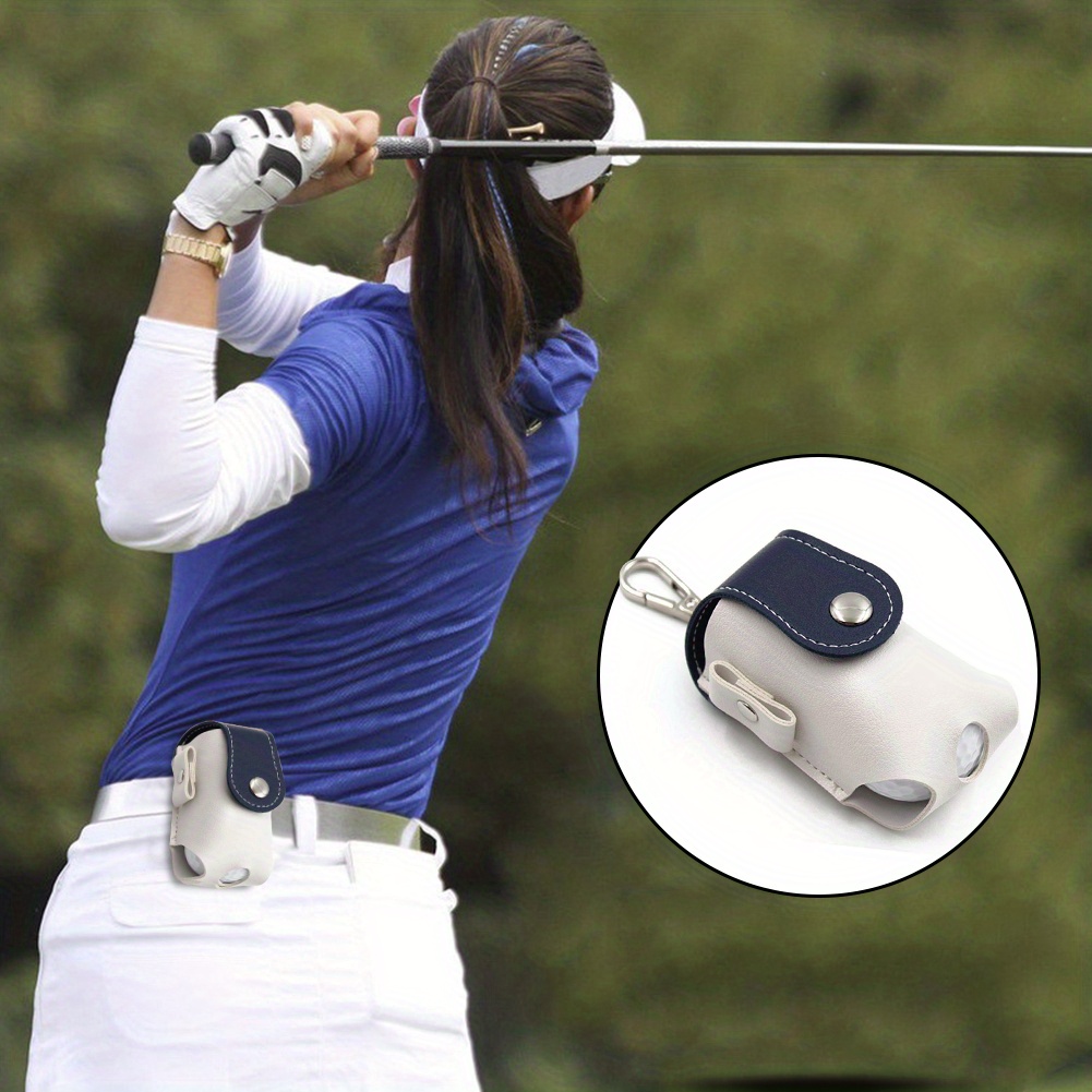 Golf Ball Carrying Bag Holder Leather Storage Waist Pouch - Temu New ...