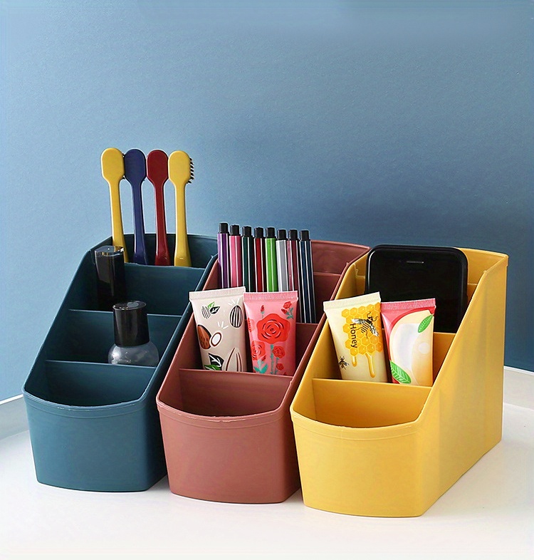 Tv Remote Control Storage Box Living Room Desktop Cosmetics - Temu