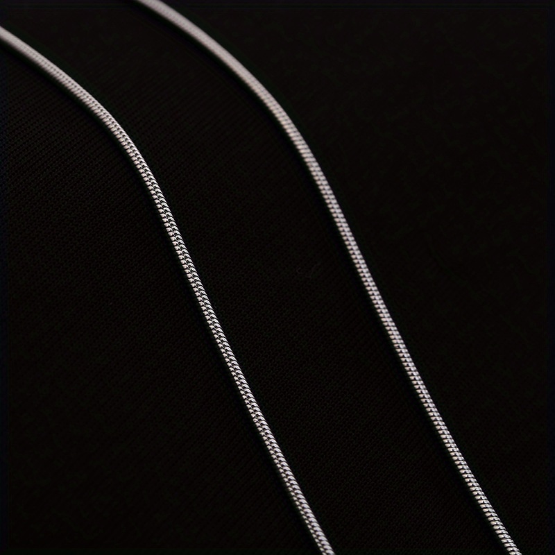 Silver Plated Snake Bone Necklace Fashion Trend match Snake - Temu ...