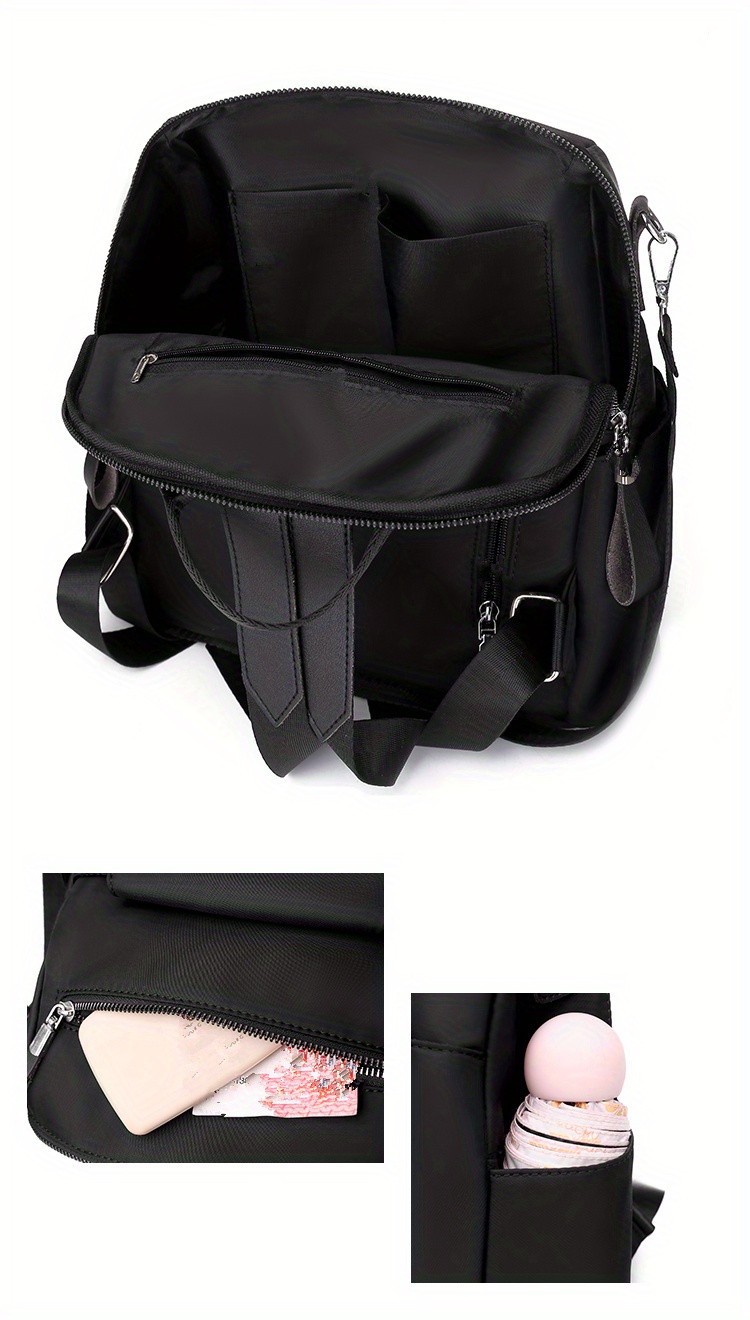 Casual Nylon Backpack Purse Fashion Shoulder Bag - Temu Norway