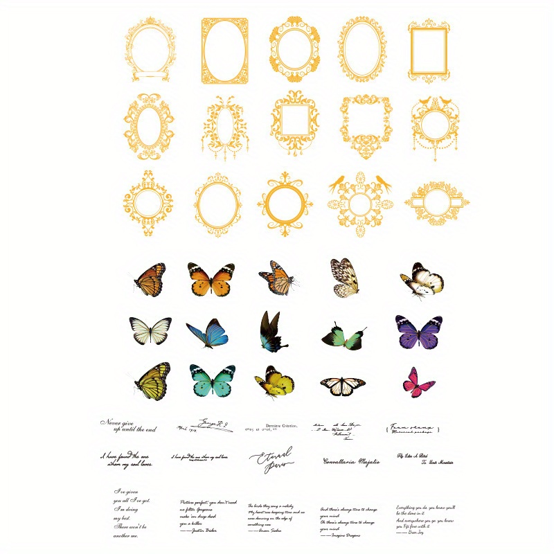 45p Pet Sticker Pack Baroque Castle Series Retro Diy - Temu Hungary