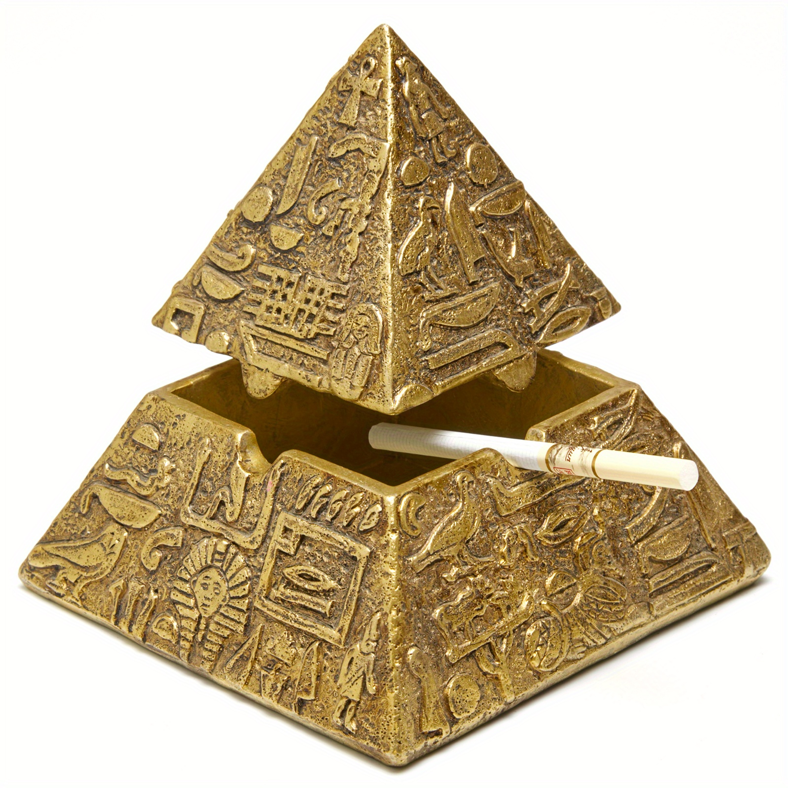 Stylish Pyramid Ashtray Perfect Gift Home Office Decor - Temu