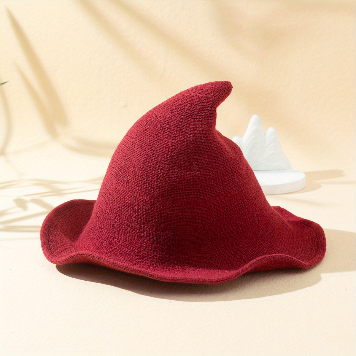 Trendy Knitted Witch Hat Women's Halloween Hat Witcher Hat - Temu