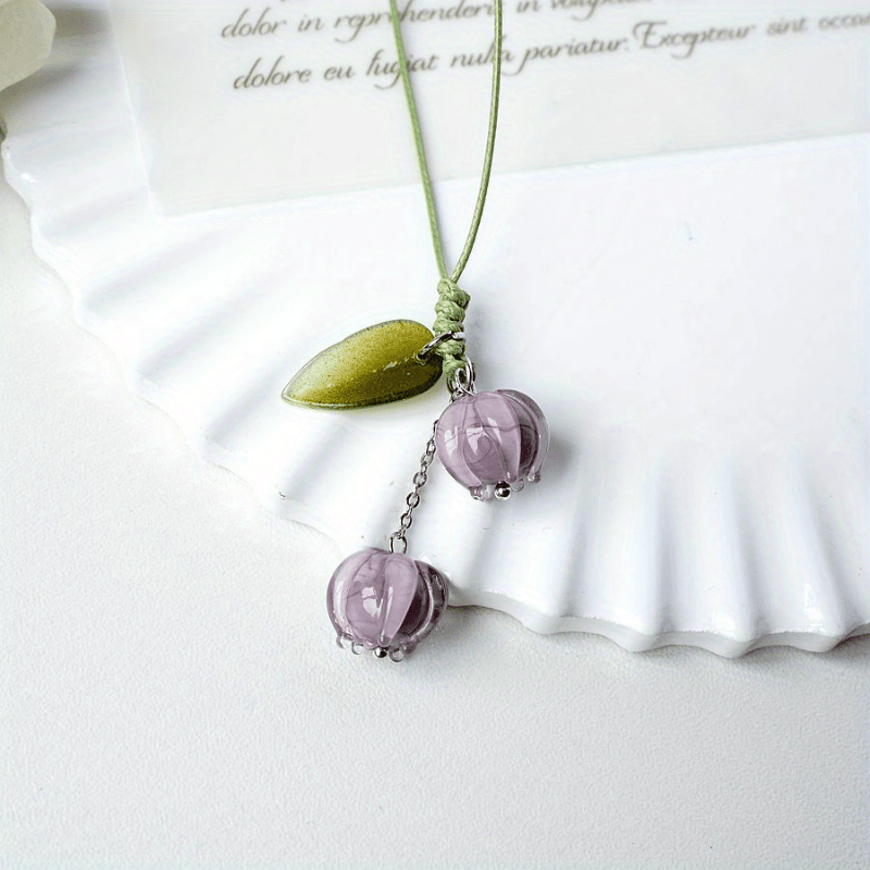 Tulip/ Flower Keychain Core Purse Bag - Temu Netherlands