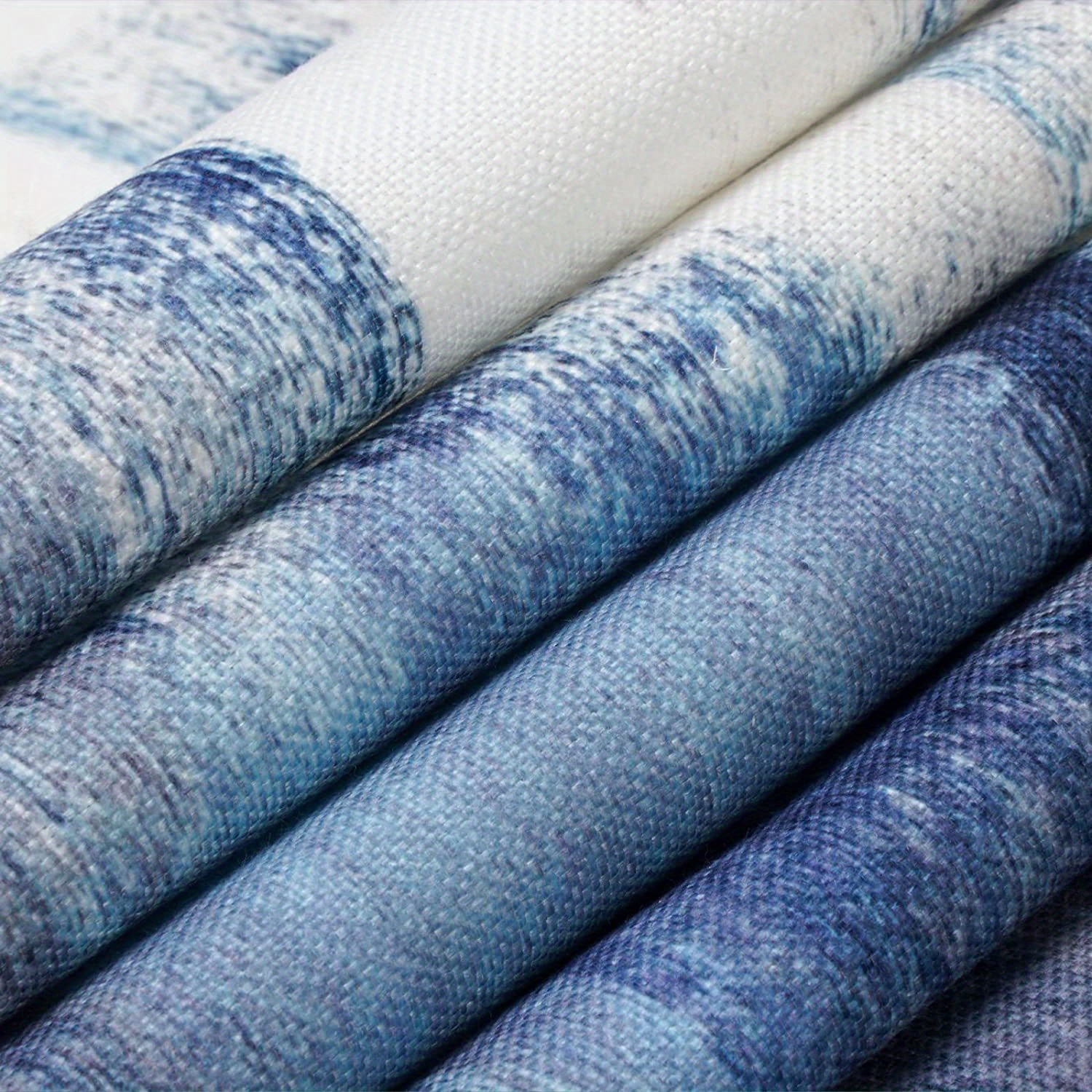 Rustic Linen Burlap Table Runner Retro Abstract Art Painting - Temu