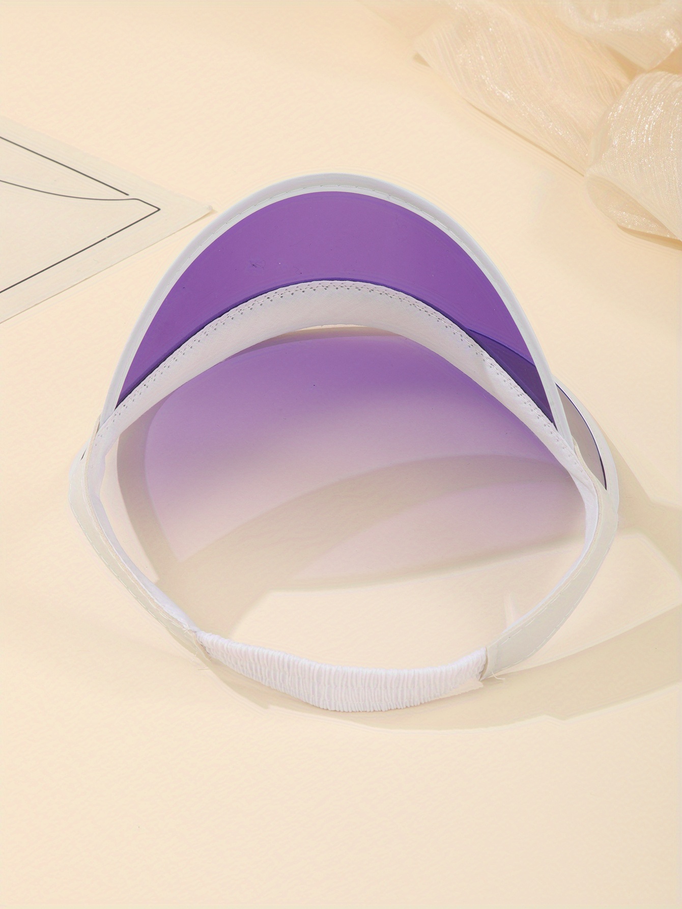 Summer Outdoor Transparent Plastic Empty Cap Anti Ultraviolet Sun Cap ...