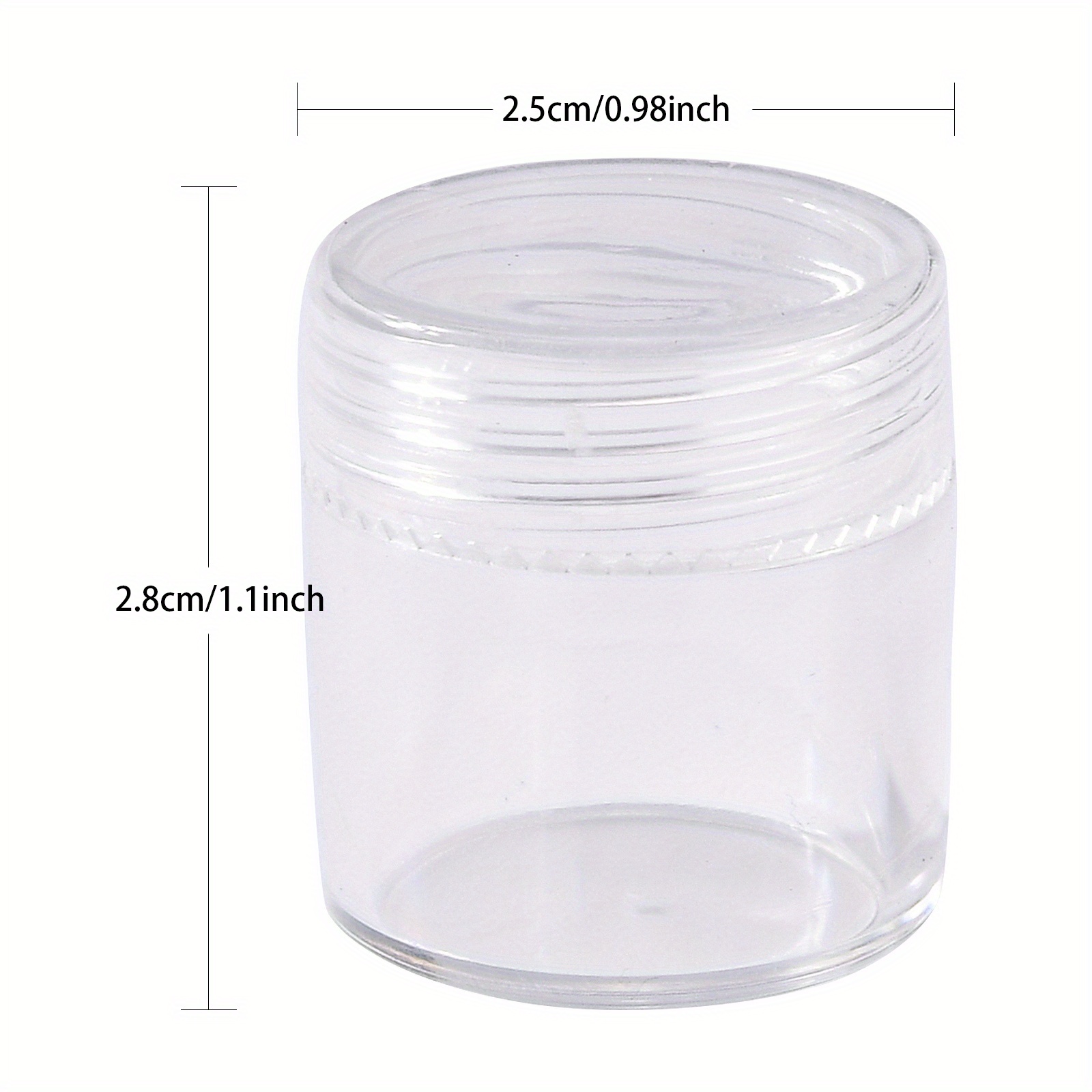 plastic beads containers cylinder plastic bottle beads - Temu Philippines