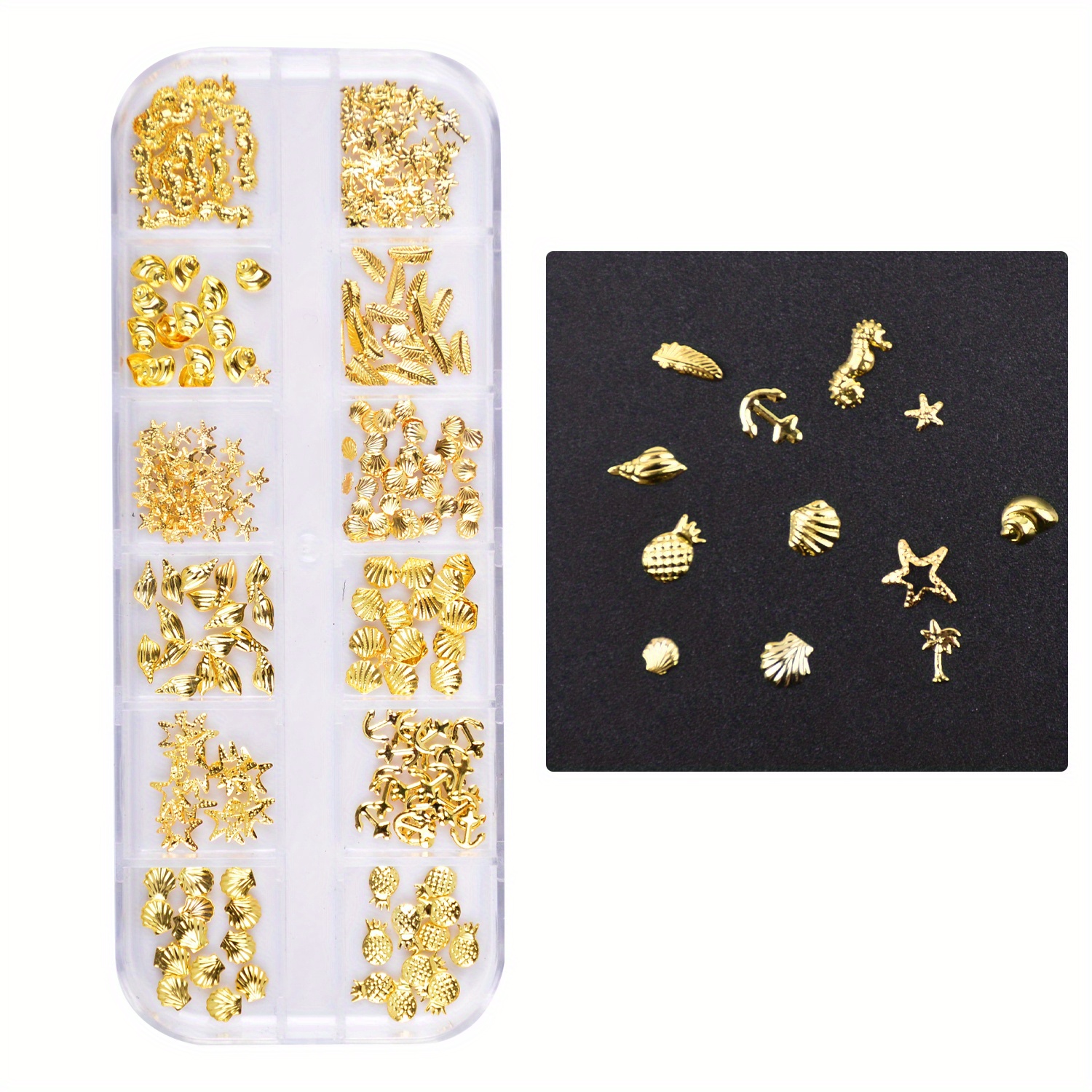 12 Girds Metal Rivets Nail Studs Mixed - Temu Netherlands