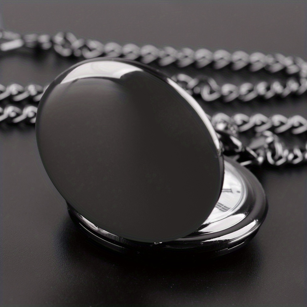 Classic Quartz Pocket Watch Vintage Roman Numeral Dial - Temu United ...