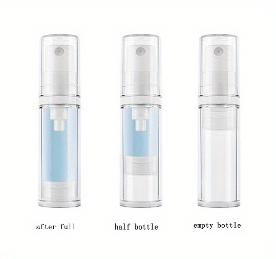 Airless Vacuum Pump Press Spray Bottle Transparent Empty - Temu New Zealand