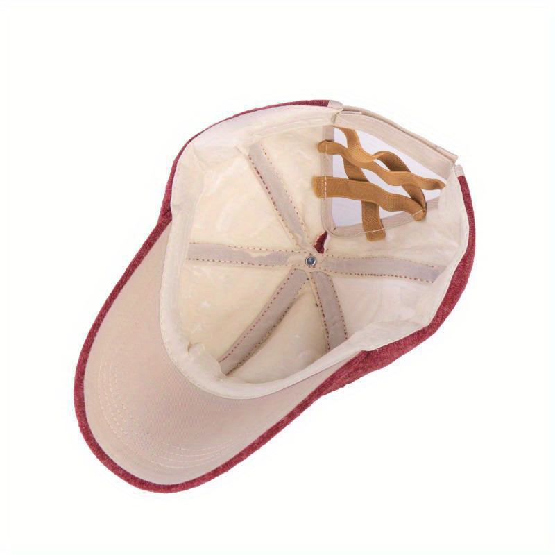 Knitted Leopard Trend Baseball Vintage Blend Dad Hat - Temu Australia