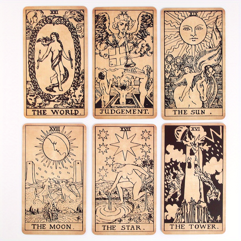 Tarot Cards Deck Tarot Rider Tarot Deck 78 Cards Collection - Temu
