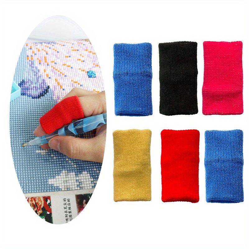Painting Finger Cover Diamond Finger Protector Diy New Point - Temu ...