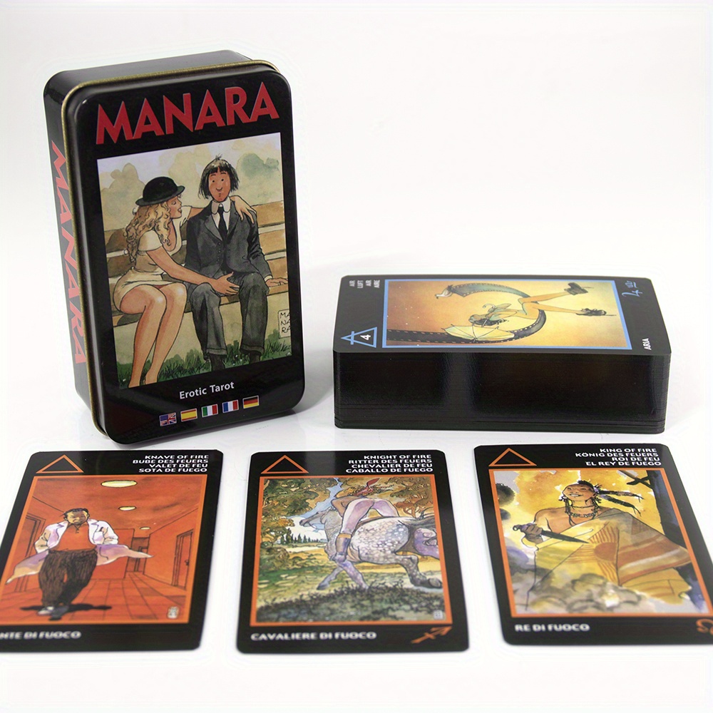 78pcs Tarot Of Manara English Version Oracle Divination Fate - Temu