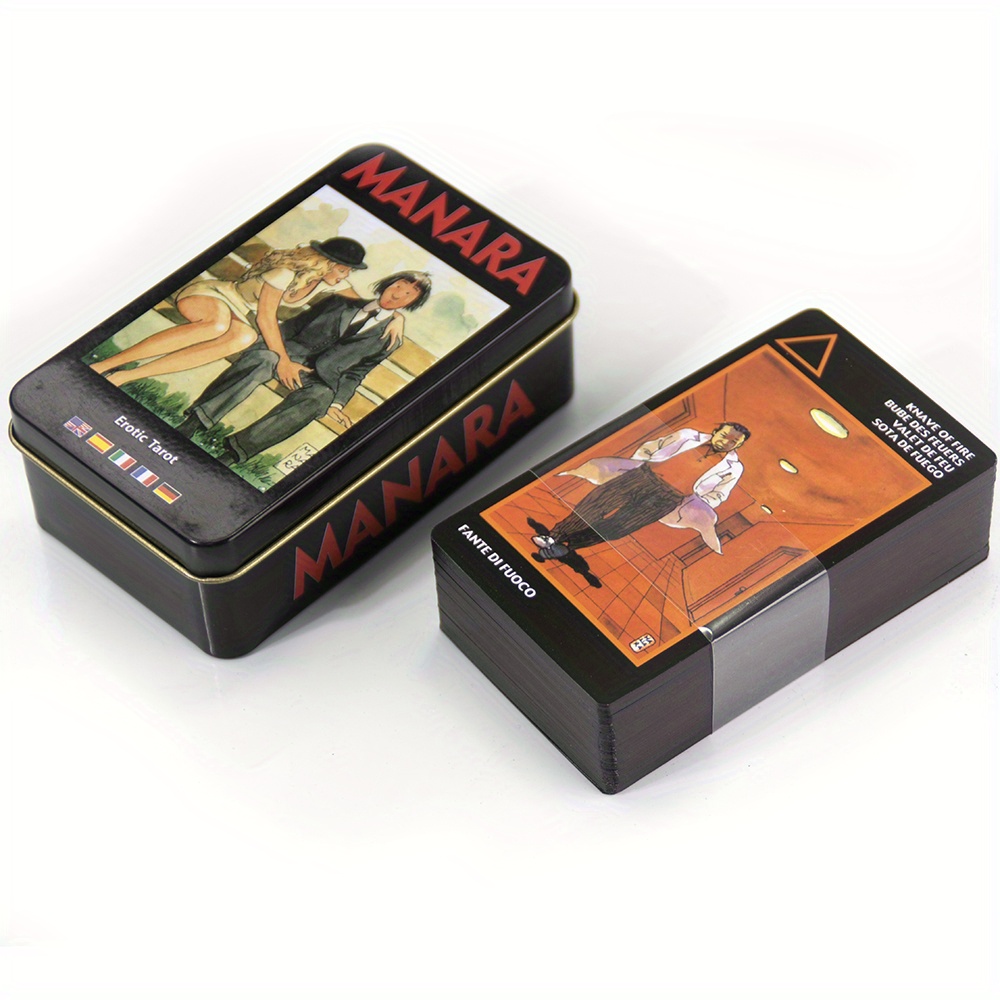 78pcs Tarot Of Manara English Version Oracle Divination Fate - Temu