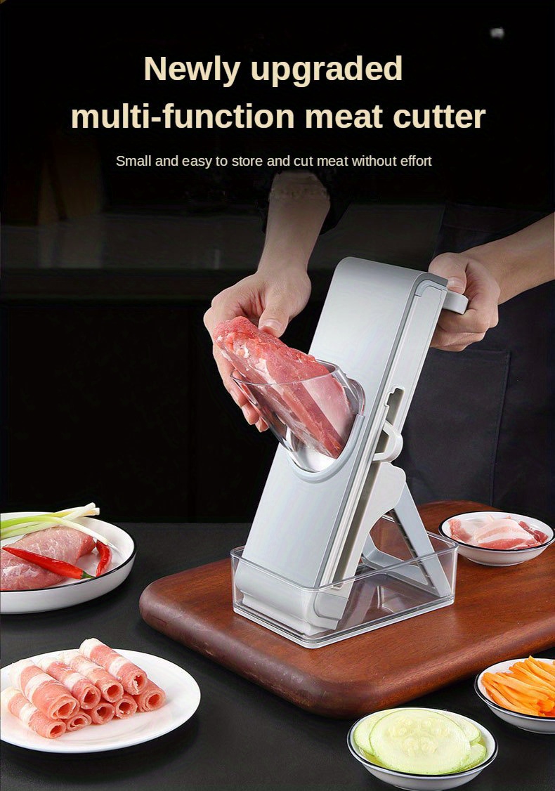 Multi functional Meat Vegetable Cutter Manually Adjustable - Temu