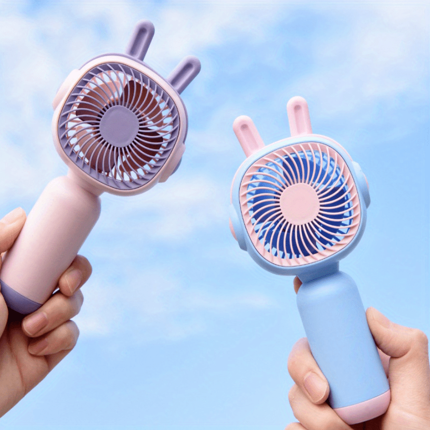 Portable Cat Fan With Usb Charging And Phone Holder Perfect - Temu ...