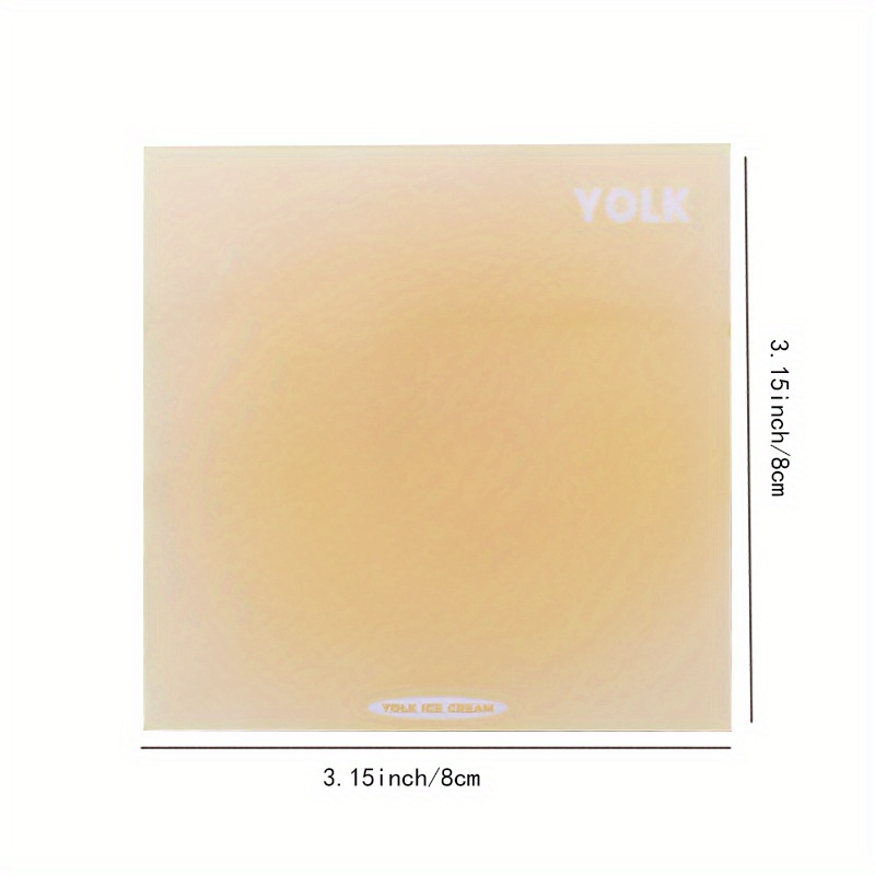 gradient egg yolk sticky notes 400 pages hand account color - Temu ...