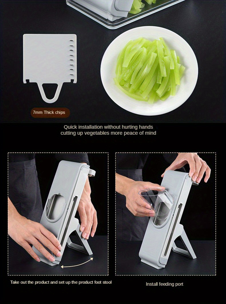 Multi functional Meat Vegetable Cutter Manually Adjustable - Temu