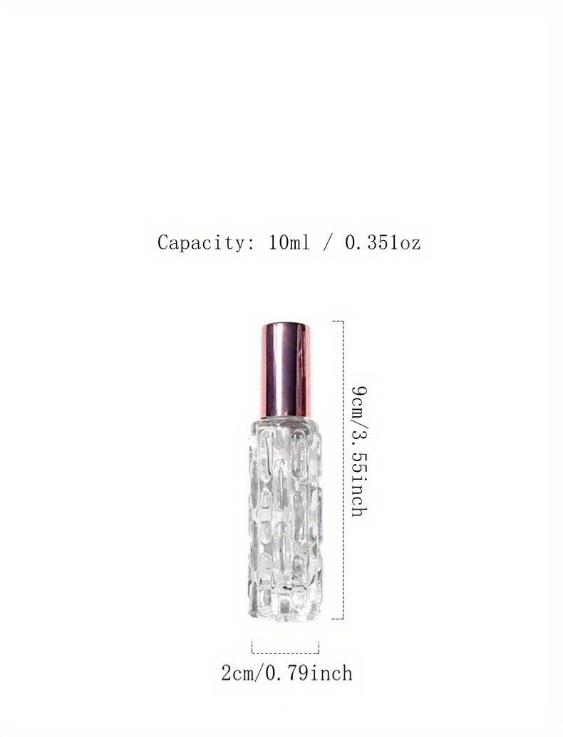 Clear Empty Refill Perfume Spray Bottle Jars Design - Temu