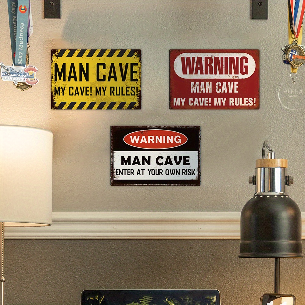 Metal Tin Sign Plaque Decor Home Decor - Temu