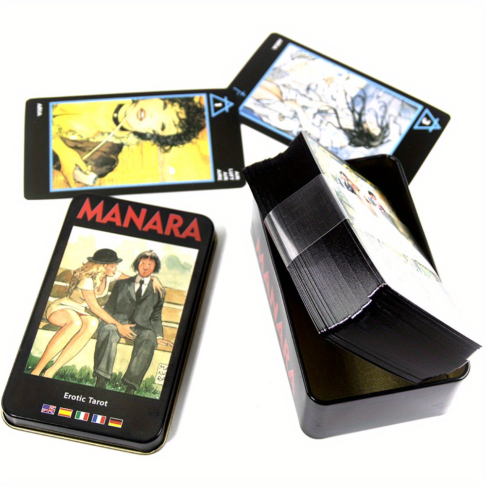 78pcs Tarot Of Manara English Version Oracle Divination Fate - Temu