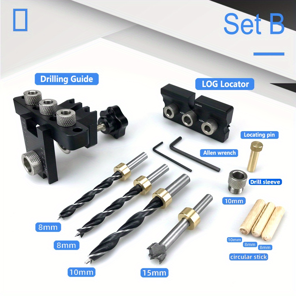 Woodworking Three In One Positioning Puncher Embedded Parts Round ...