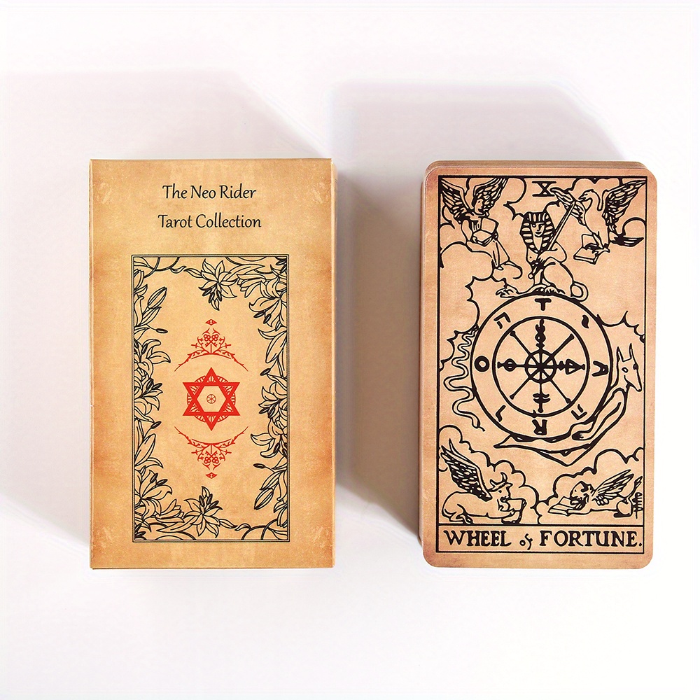 Tarot Cards Deck Tarot Rider Tarot Deck 78 Cards Collection - Temu