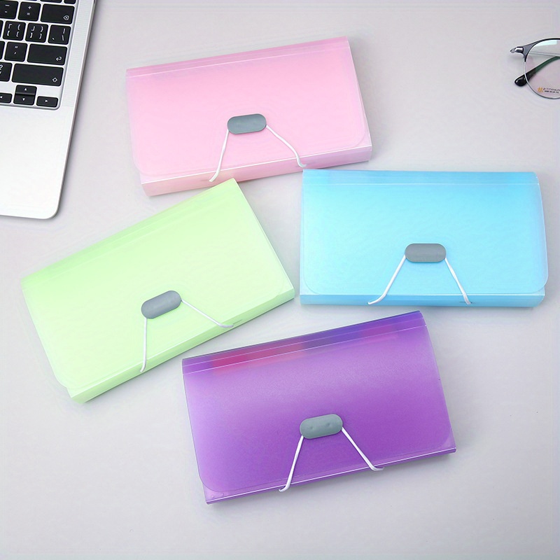 Organ Bag A6 Transparent File Folder Document Organizer - Temu Canada