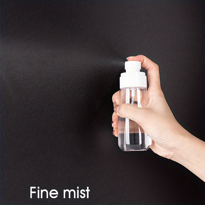 Travel Portable Spray Bottle 100ml Clear Fine Mist Plastic Mini Empty ...
