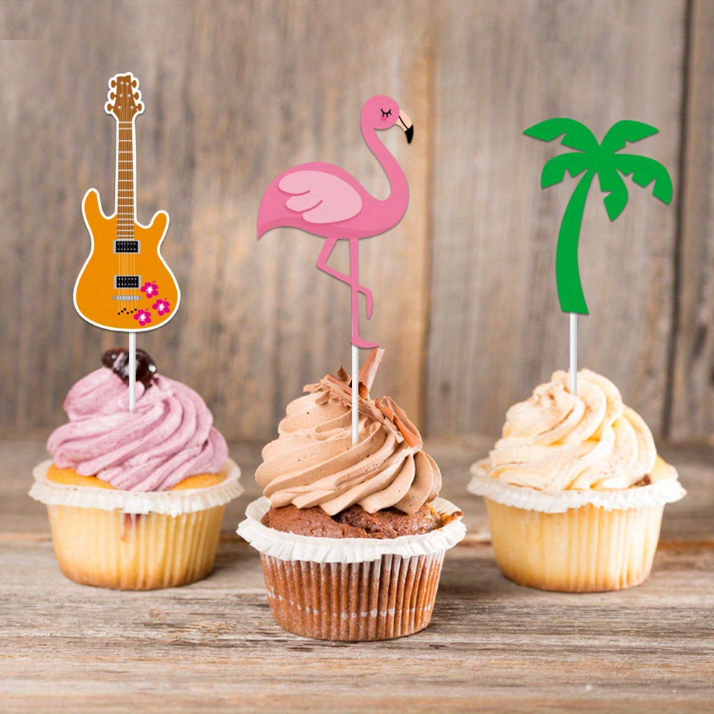 Hawaiian Theme Flamingo Cake Plug in - Temu