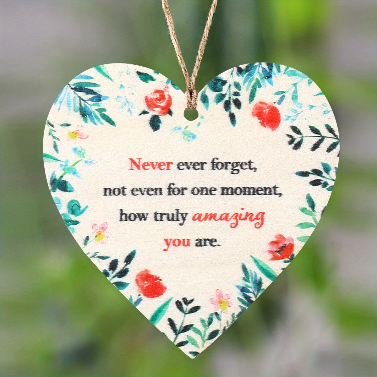 1pc Friendship Love Letter Love Home Decoration Wooden Hanging Sign ...