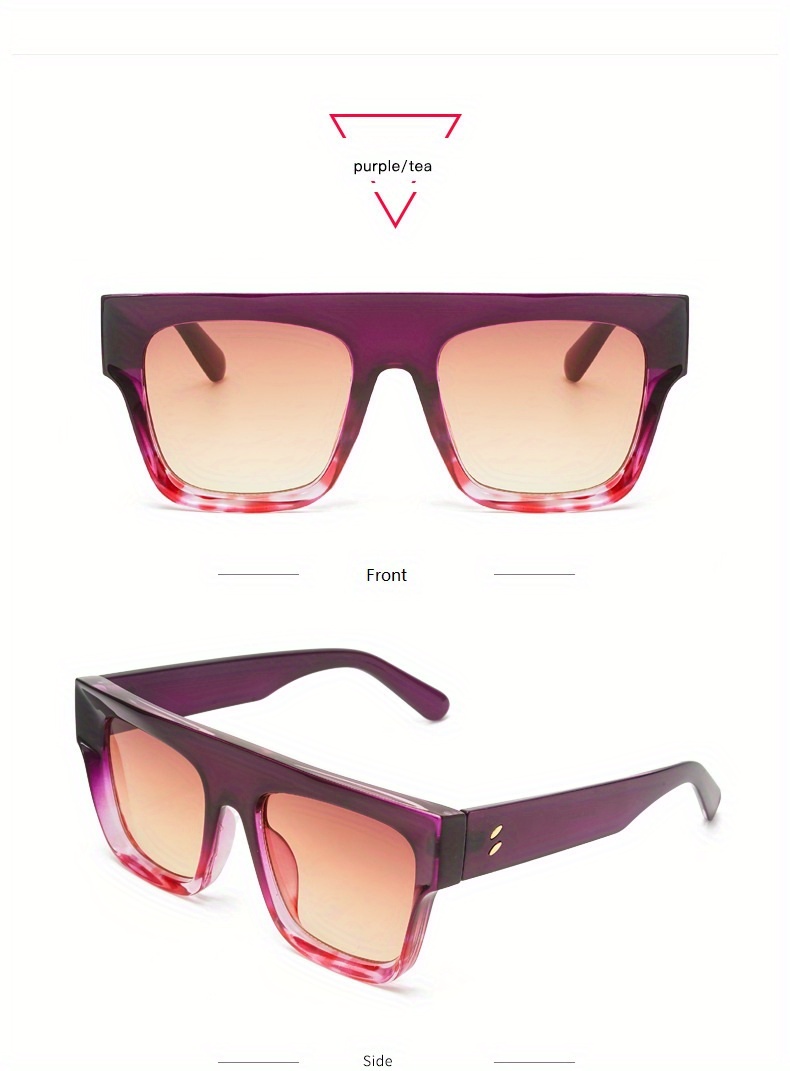 large square sunglasses women retro jelly - Temu New Zealand