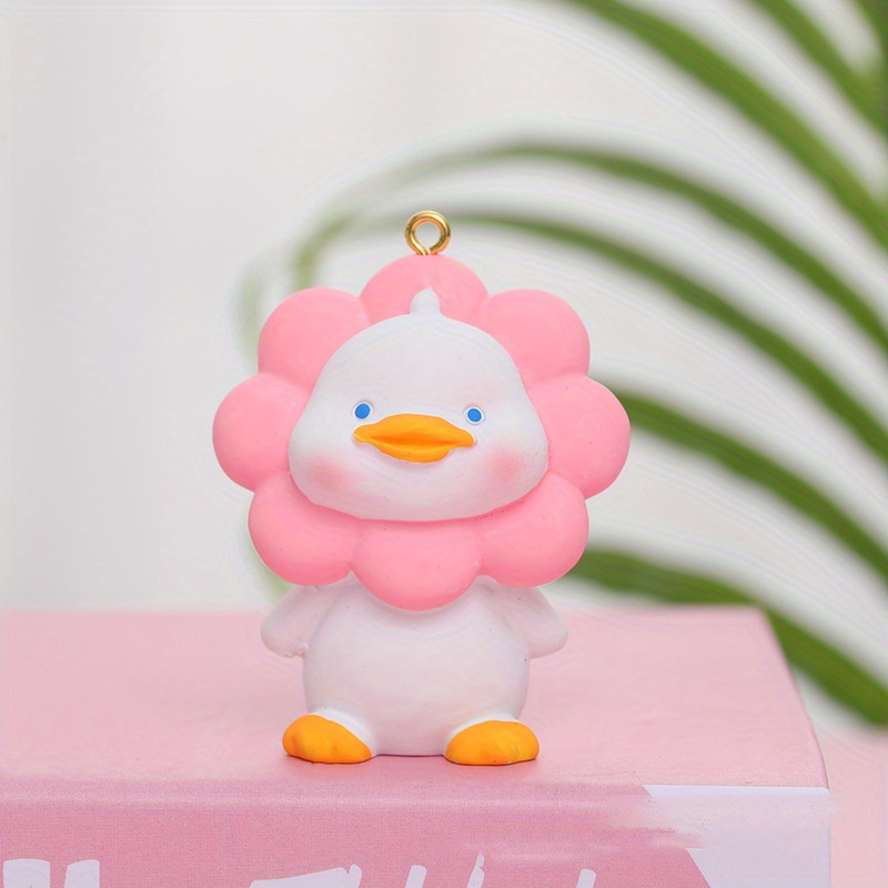 cute cartoon resin duck keychain creative decorative - Temu Norway