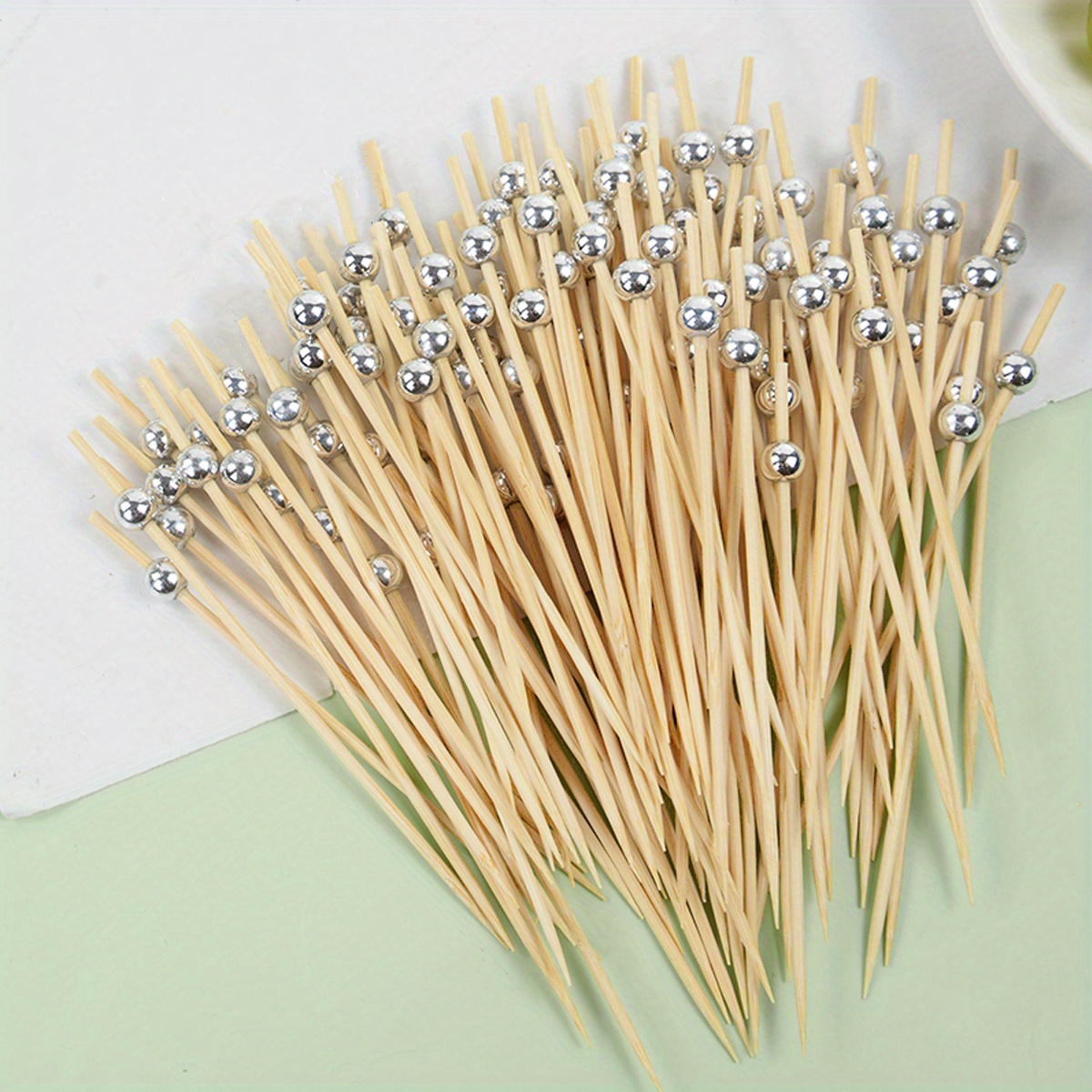 100pcs Fruit Stick Salad Stick Cute Fruit Stick Decorative Dessert ...