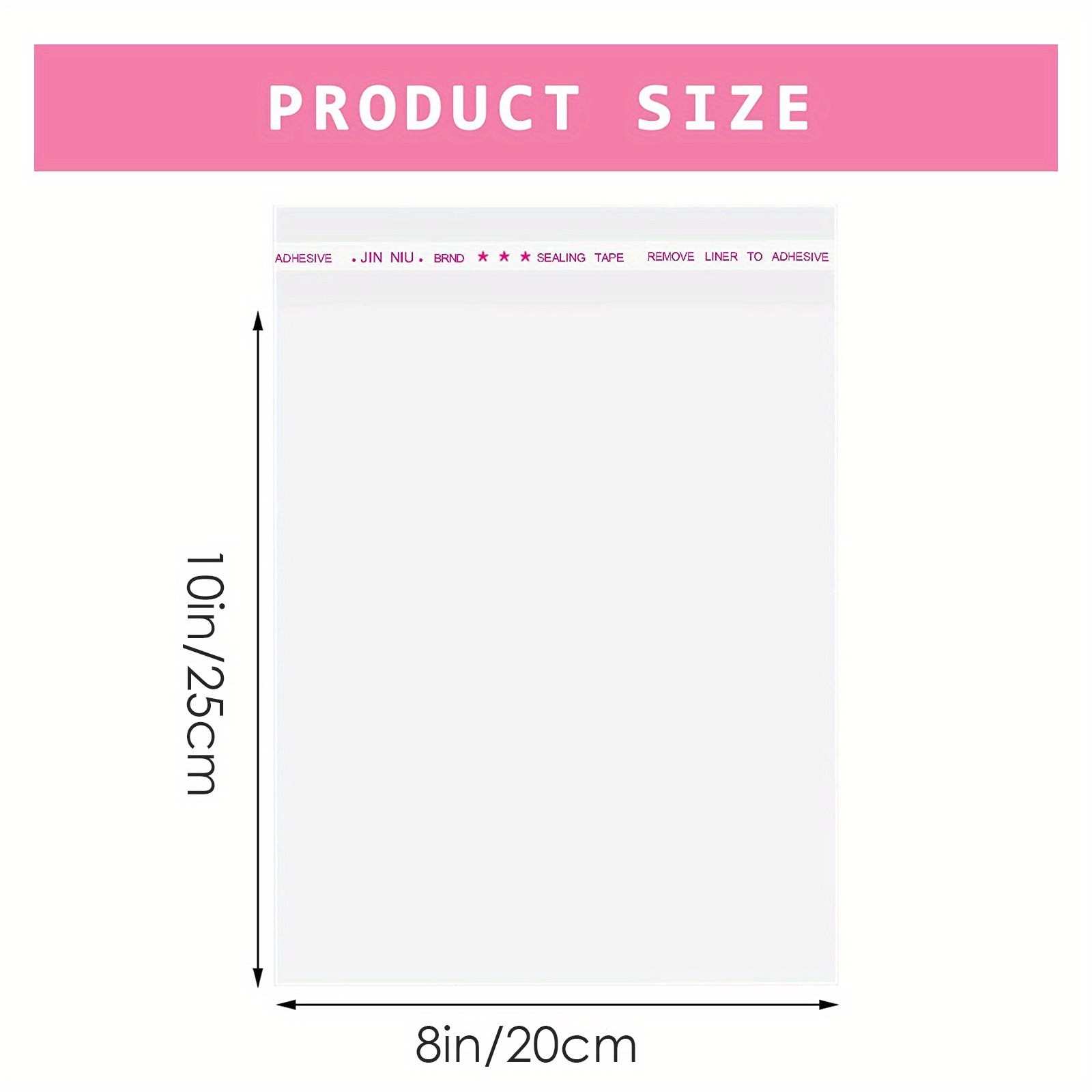 Self Sealing Cellophane Bags Clear Cookie Bags Resealable - Temu