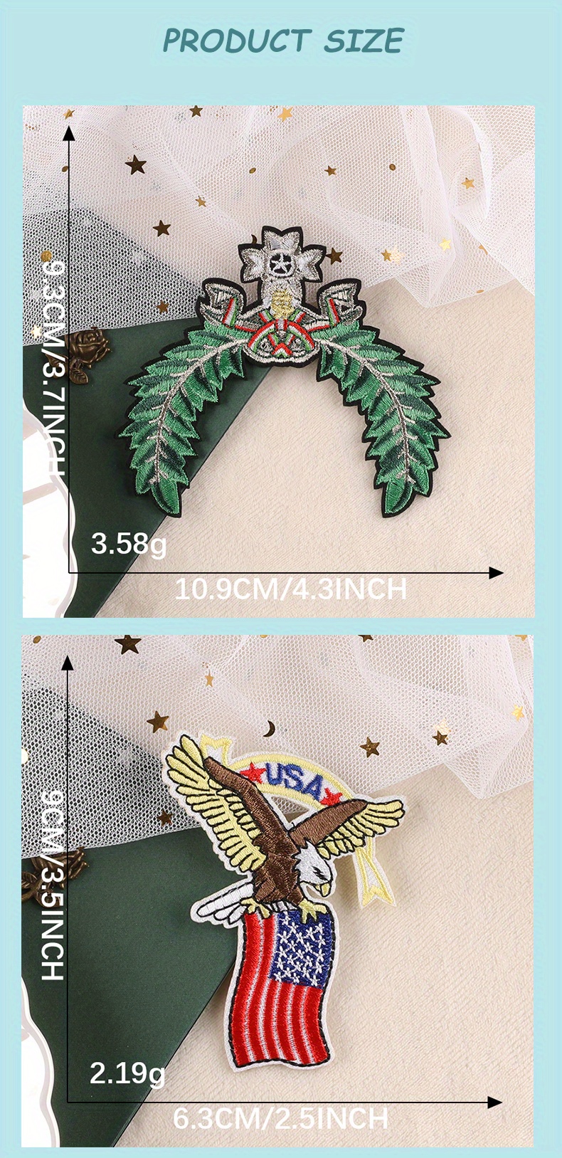 Animal Embroidery Badge Label Patches Men - Temu Australia