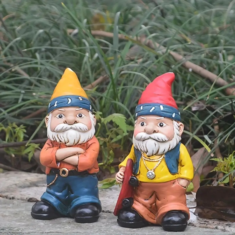 Fairy Drunk Garden Gnomes Fairy Resin Dwarf Statues - Temu Australia