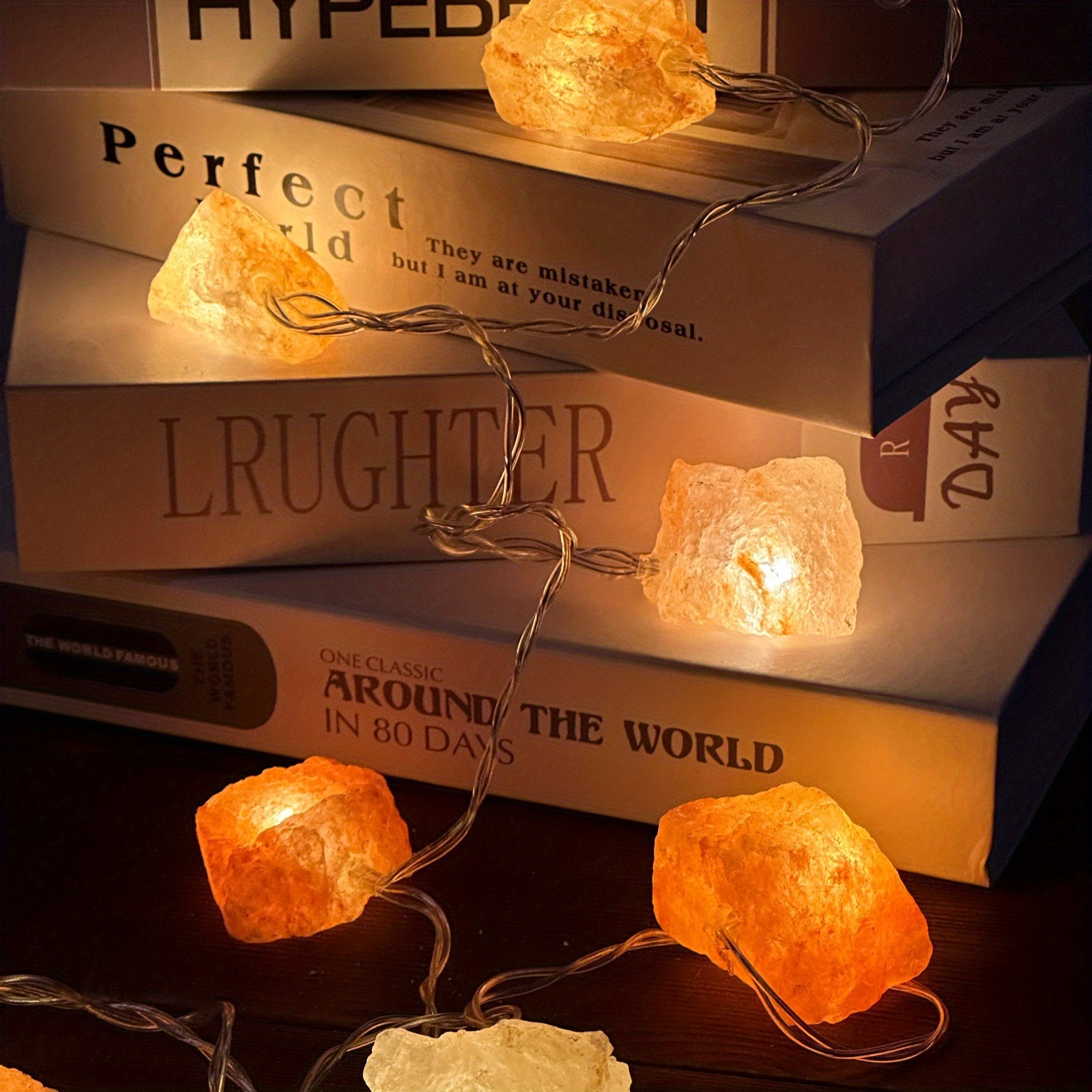 Himalayan Salt Light String Creative Lamp String Household User Outdoor ...