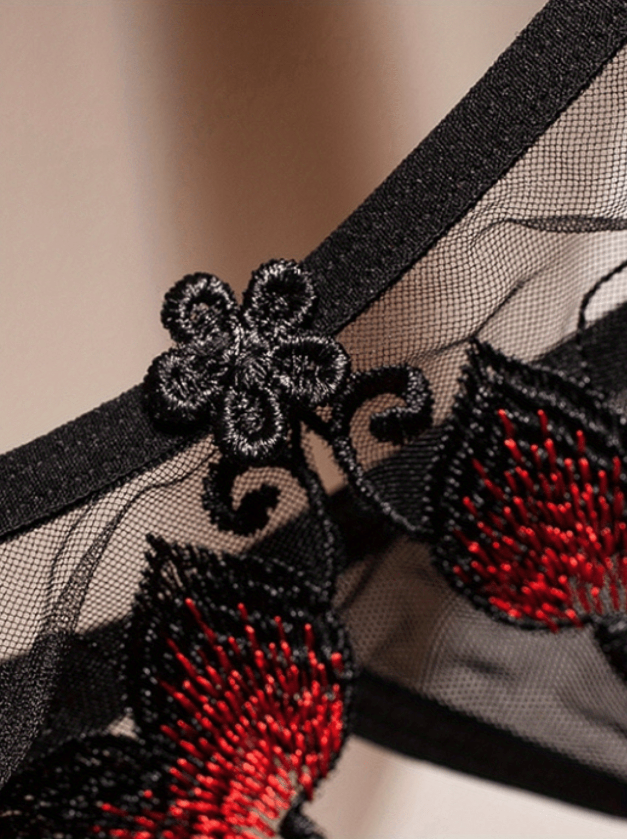 Naughty Floral Lace Mesh Thong Hollow Sheer Open Crotch Temu