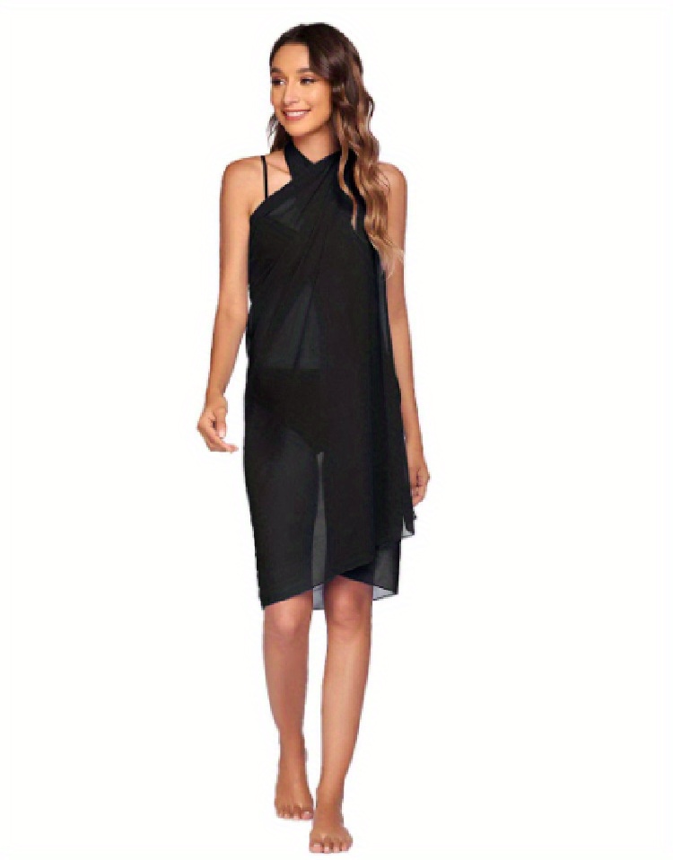 Look Sexy Feel Comfortable: Women's Chiffon Swimsuit Wrap - Temu