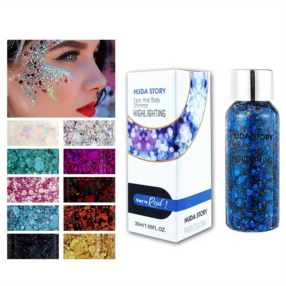 Mermaid Scale Body Gel Face Body Sequin Liquid Eyeshadow - Temu Ireland