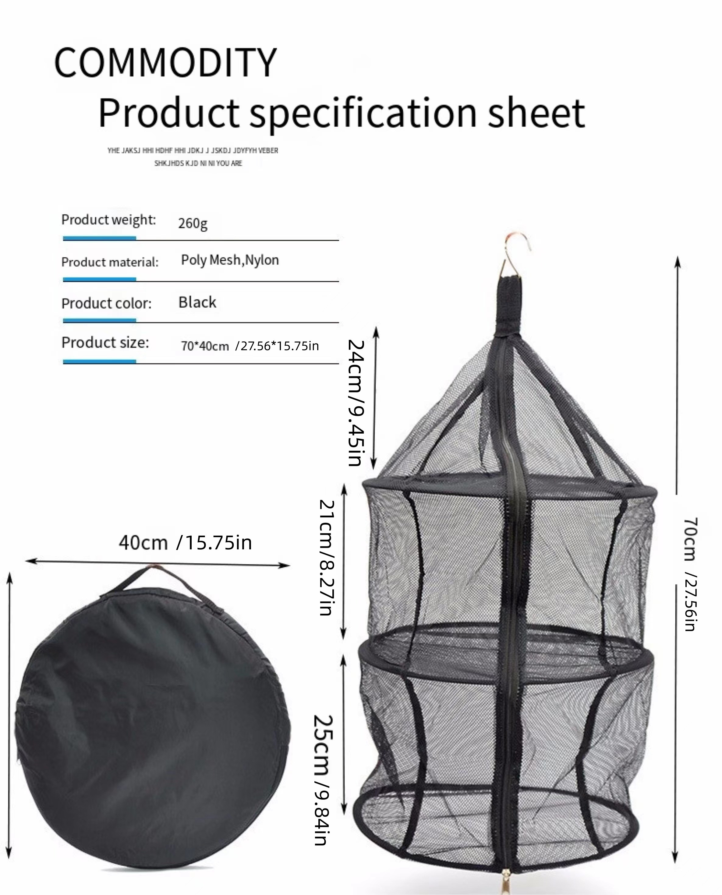 Hanging Mesh Drying Basket Folding Clothes Hanging Dryer Net - Temu
