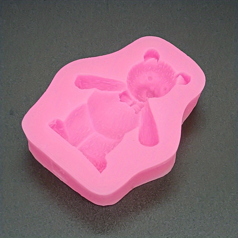 Cartoon Image Chocolate Jelly Cake Silicone Mold Cute Bear - Temu ...