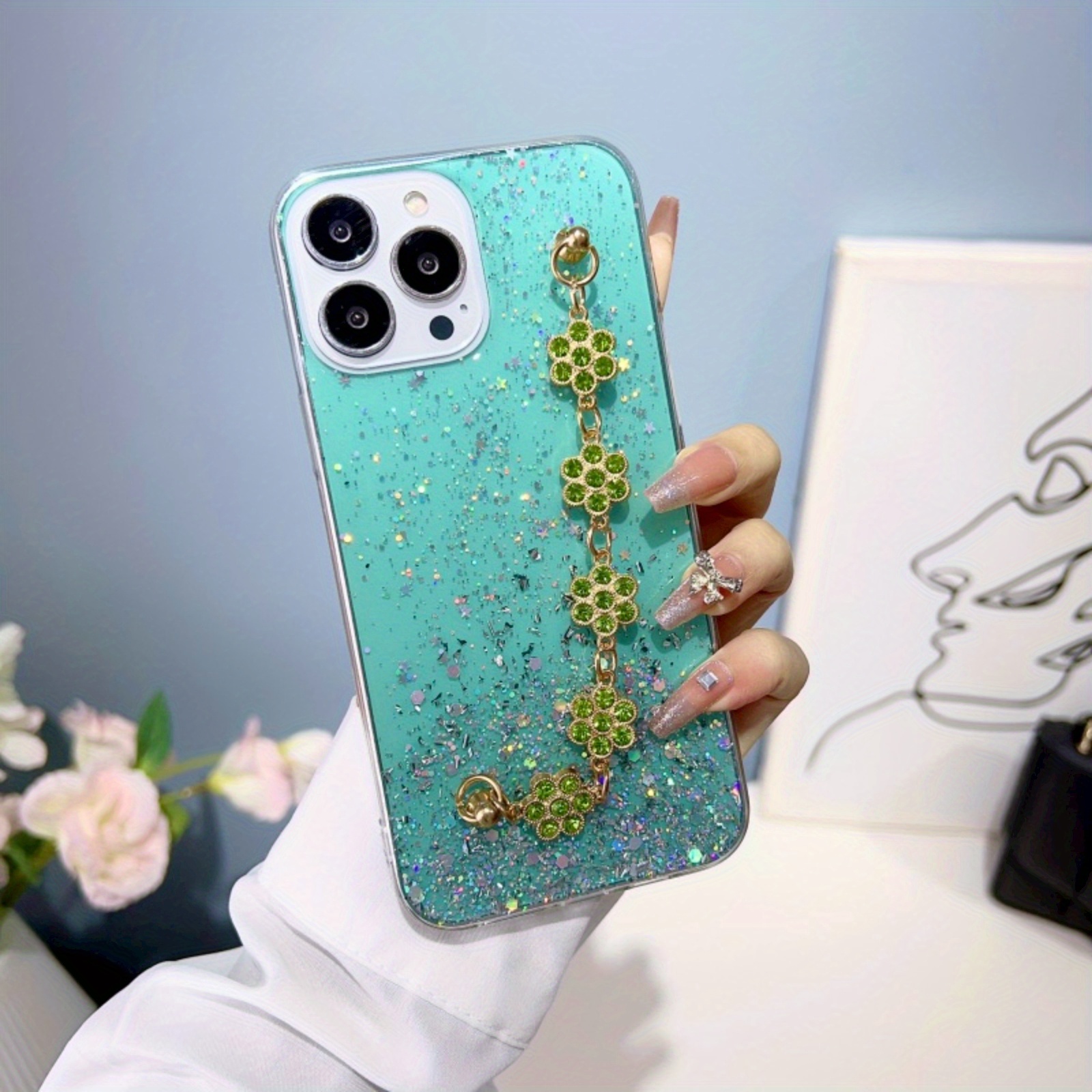 For Iphone 14 13 12 11pro Max Green Creative New Bracelet Case Xs Max ...