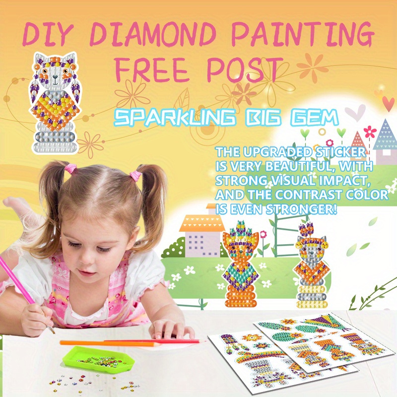 Diamond Painting Kits Diamond Art Sticker Craft Gem Tool - Temu