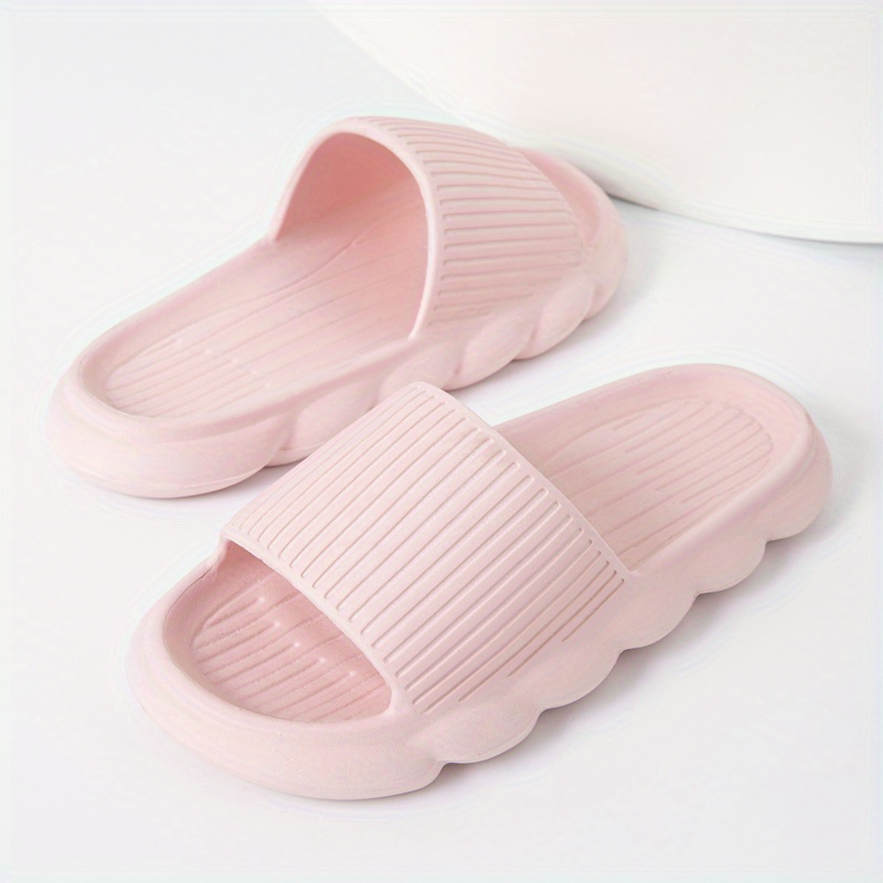 Women's Solid Color Pillow Slides Casual Minimalist Non Slip - Temu ...